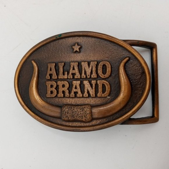 Accessories | Alamo Brand Belt Buckle Longhorns Star Promotional ...